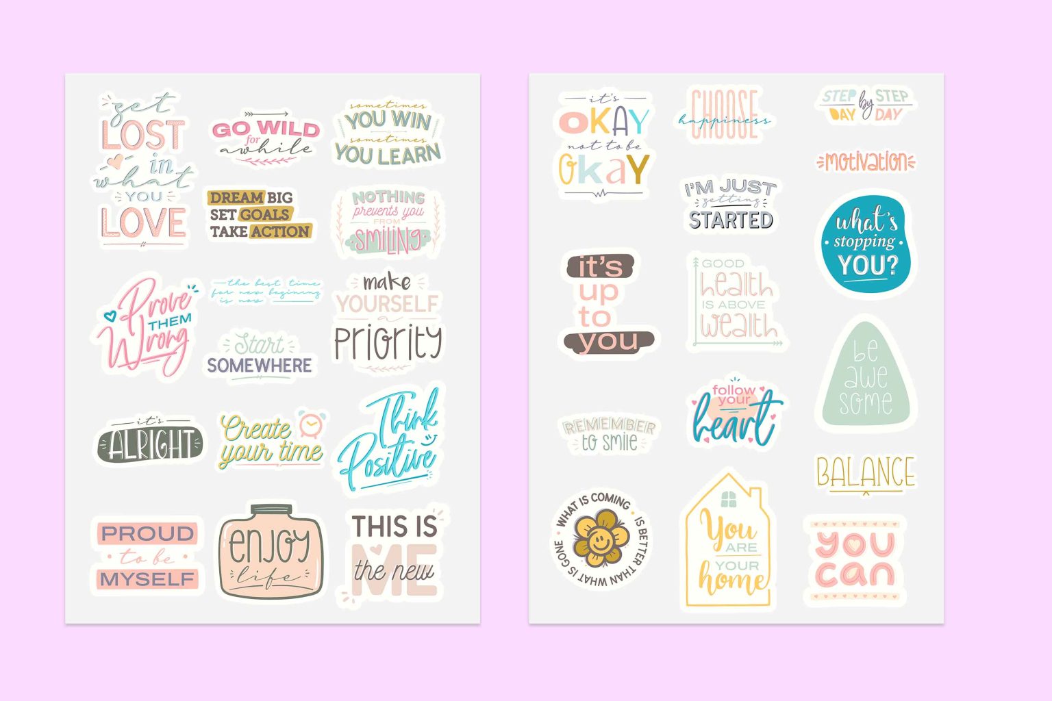 Transform Your Planner with Free Printable Motivational Stickers - The ...