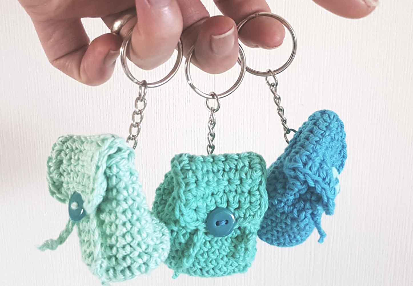 Charm in Your Pocket: 18 Cute and Free Crochet Keychain Patterns You'll ...