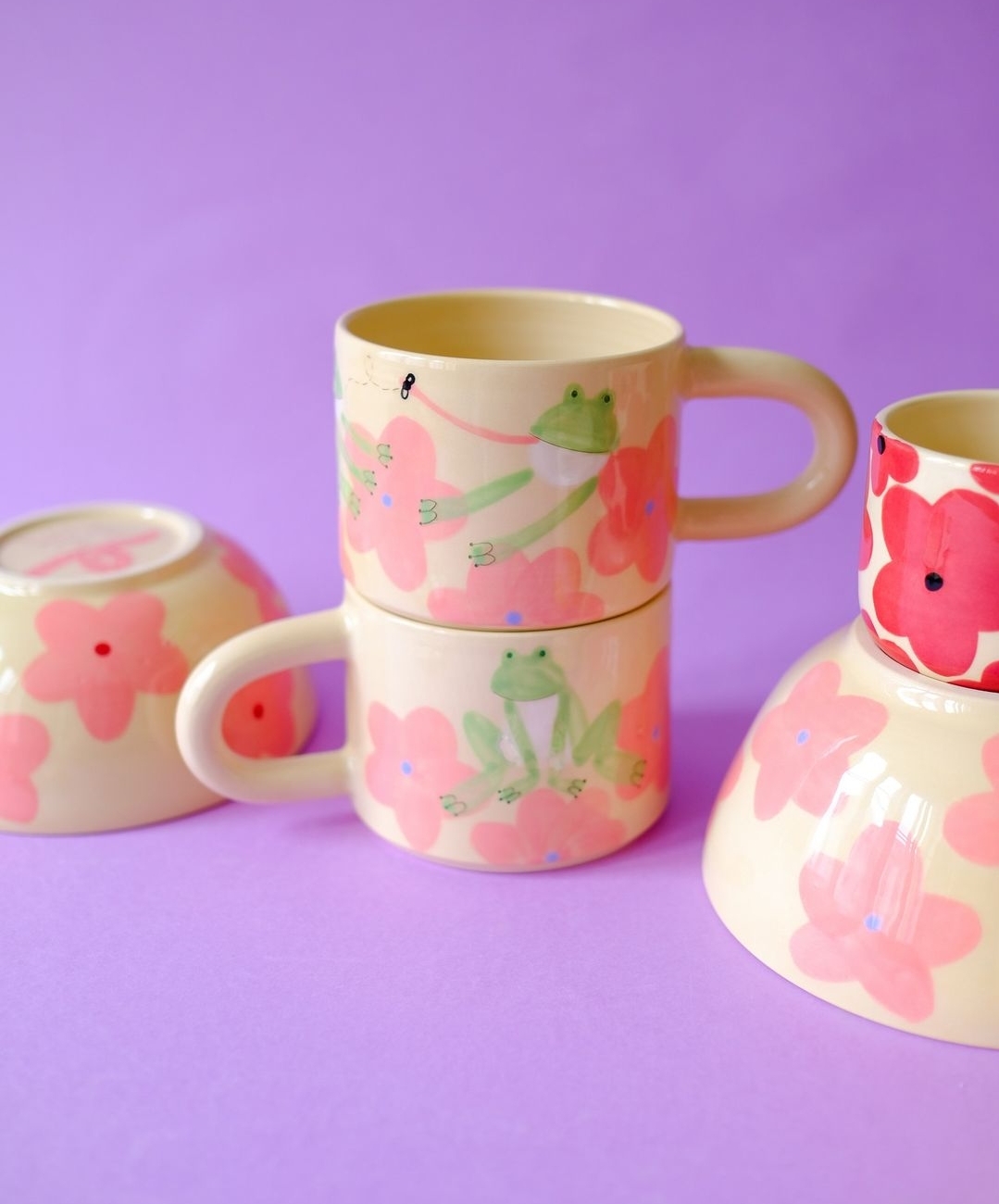 24 Colorful Painted Pottery Ideas For Inspiration.