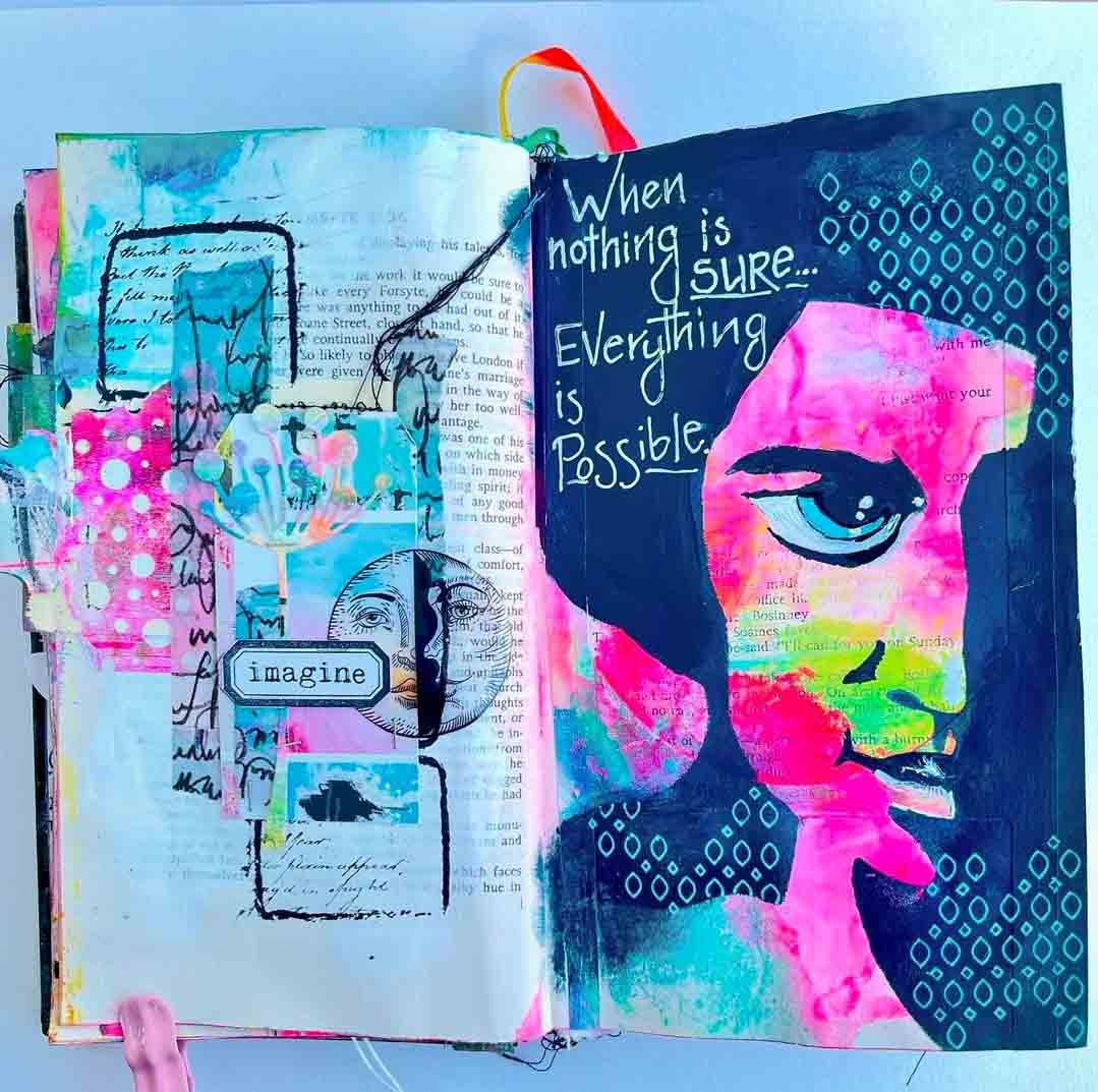 26 Mixed Media Art Journal Ideas For Creativity.
