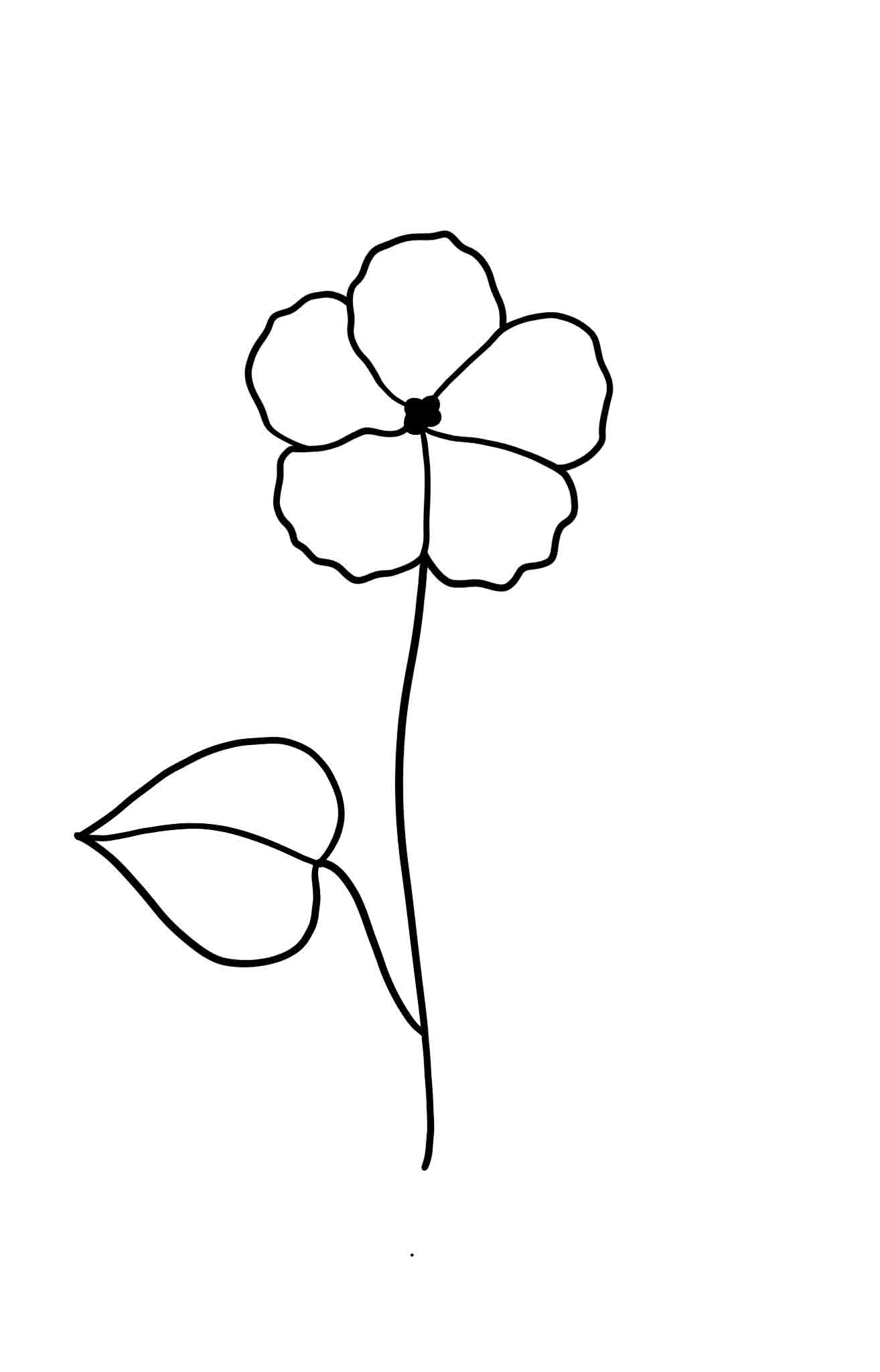 Draw Easy Flowers With This Step by Step Guide.