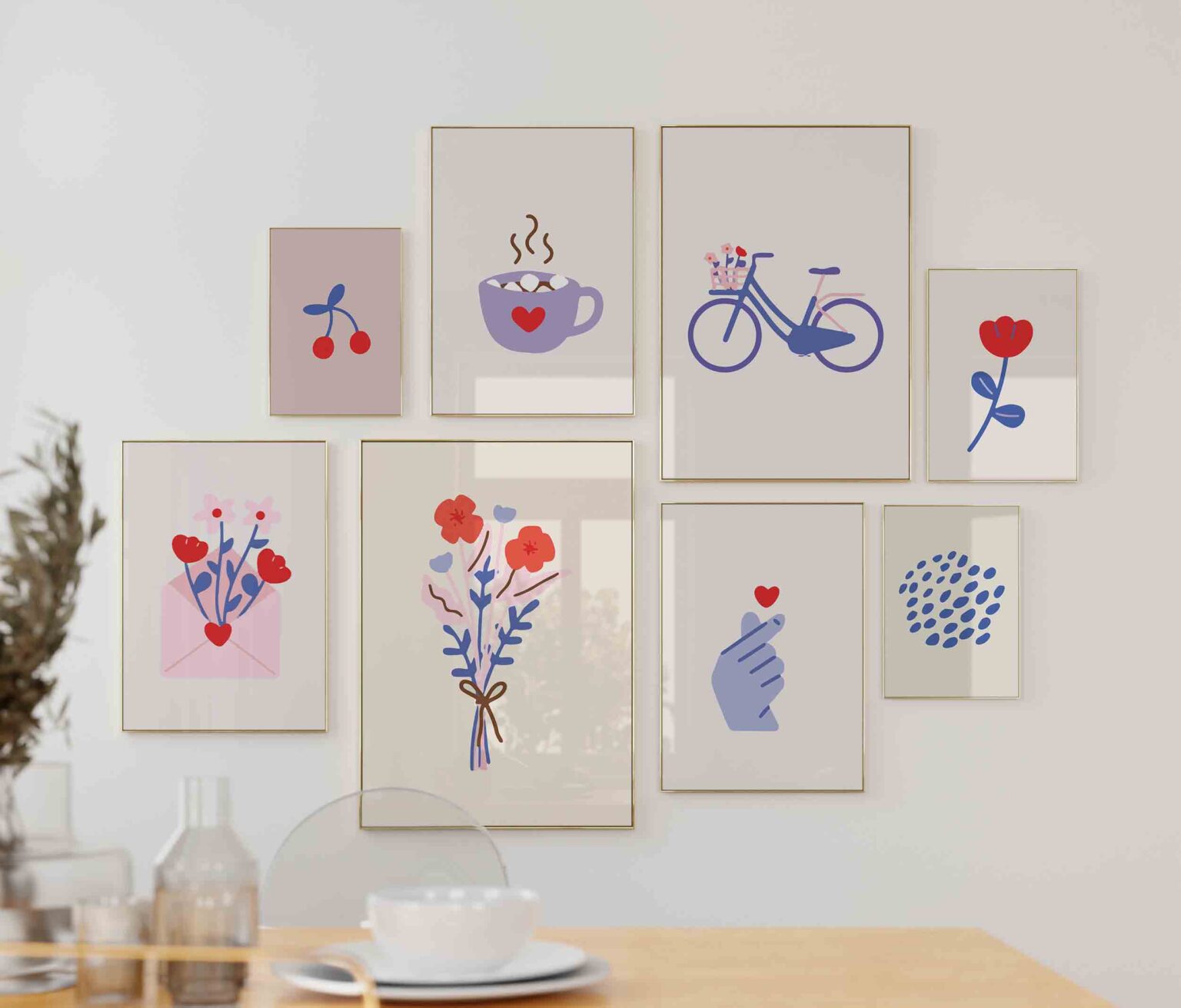 Over 100 Free Wall Art Prints.