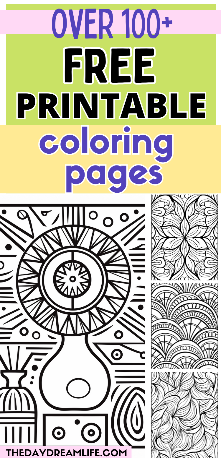 Over 100 Free Coloring Pages To Download.